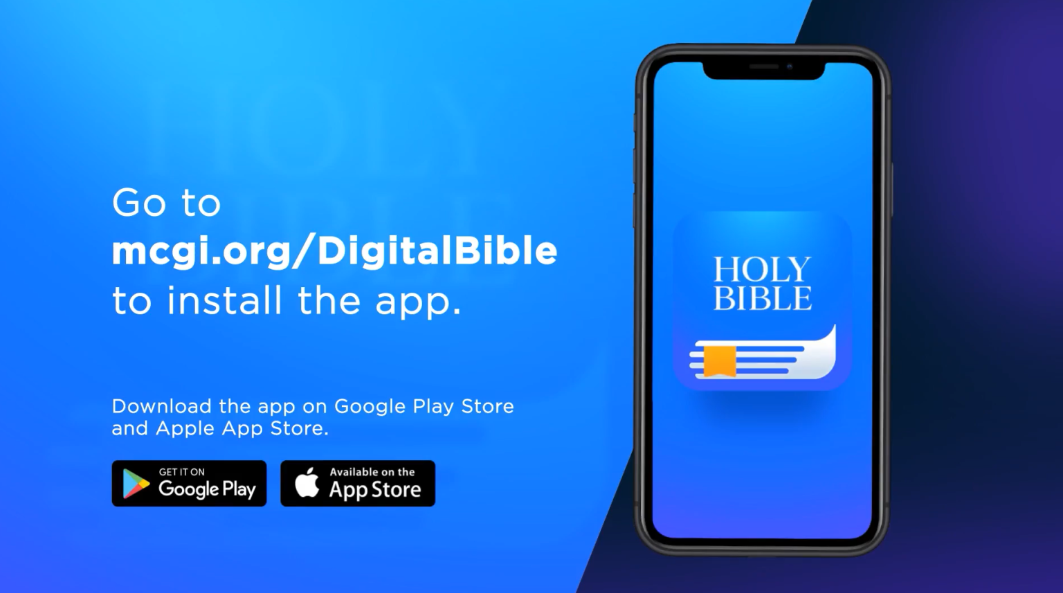 Experiencing the Word of God Digitally: MCGI Releases the Digital Bible ...