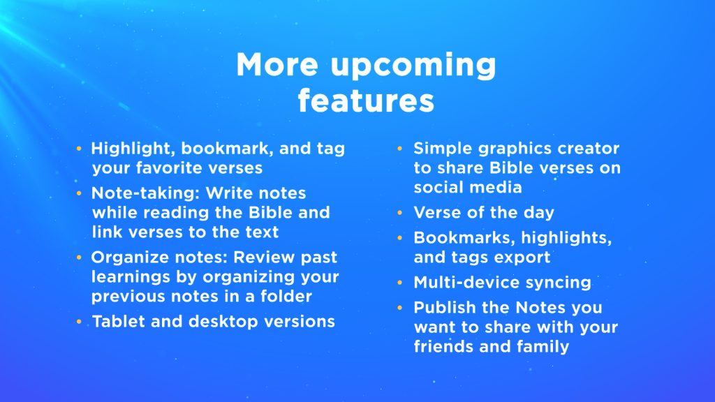 Experiencing the Word of God Digitally: MCGI Releases the Digital Bible ...