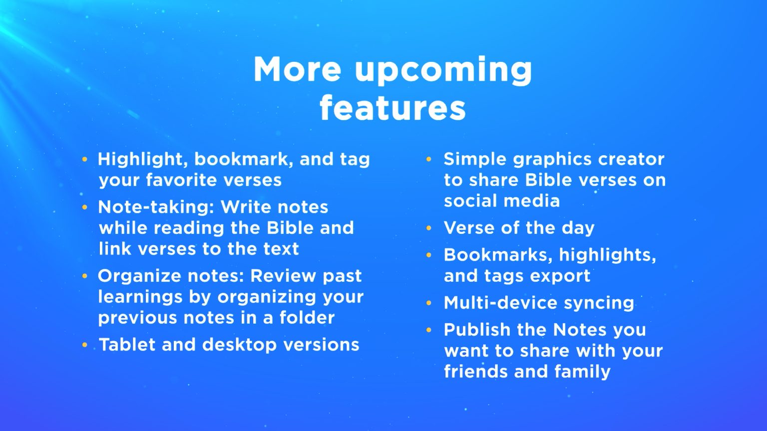 Experiencing the Word of God Digitally: MCGI Releases the Digital Bible ...